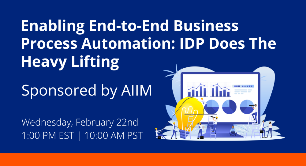 Enabling End-to-End Business Process Automation: IDP Does The Heavy ...